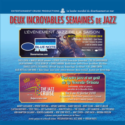 Les croisières Blue Note At Sea et The Jazz Cruise